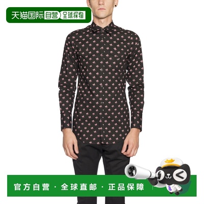 1h可退 香港直邮Dsquared2 二次方 男士 花纹西部风格衬衫 KDM010