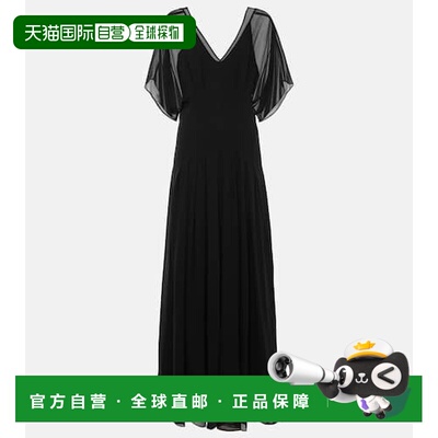 1h可退 香港直邮MaxMara 麦斯玛拉 女士 Murge 垂褶真丝睡裙性感