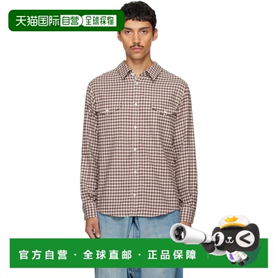 香港直邮Mm6 Maison Margiela 马丁 马吉拉 MM6 男士 棕色 Checke