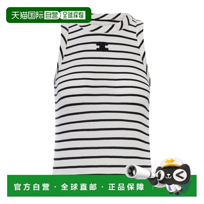 香港直邮CELINE 女士背心吊带 RX0M5809W01OB CO 花色 圆领无袖背