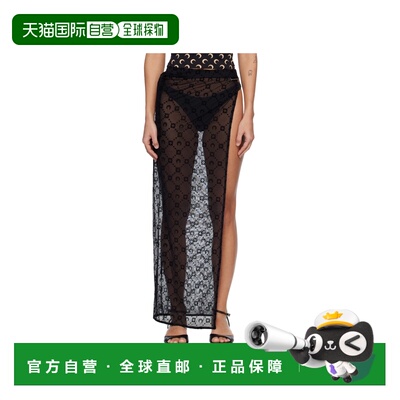 香港直邮MARINE SERRE 女士半身裙 WBW001ACJER0005BK99BLACK
