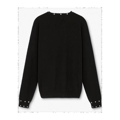 香港直邮Versace 徽标圆领毛衣 10078961A05525范思哲