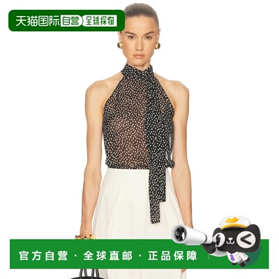 1h可退 香港直邮NILI LOTAN 女士 Alla 挂脖上衣 13210W1722打底