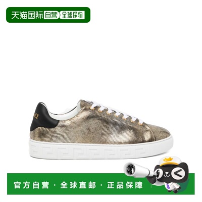 1h可退 香港直邮Versace Greca系带运动鞋 10144601A16628
