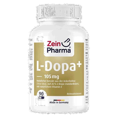 欧洲直邮德国彩恩ZeinPharma多巴105mg+维E注意力记忆力胶囊90粒