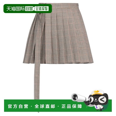 香港直邮Ami Paris 女士 迷你半身裙 beige米色 舒适时尚