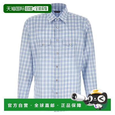 1h可退 香港直邮Tom Ford 汤姆 福特 男士 'Western' 衬衫 HDS001