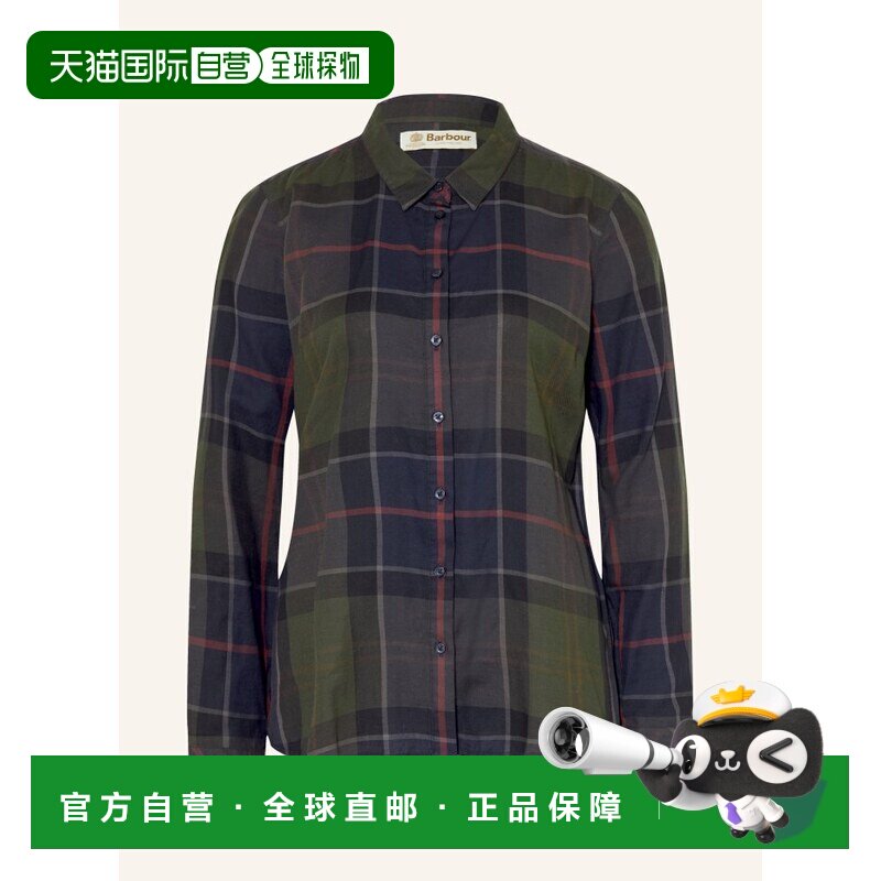 1h可退 欧洲直邮Barbour 女士衬衫 100104291016000 CO 花色 BRED