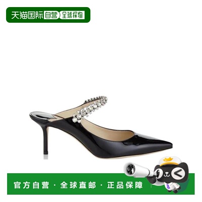 1h可退 JIMMY CHOO 女士凉鞋 BING65PATBLACK高跟鞋单鞋细高跟