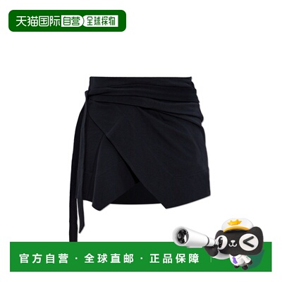 1h可退 香港直邮ISABEL MARANT 女士半身裙 JU0198FDA1N41IBLACK