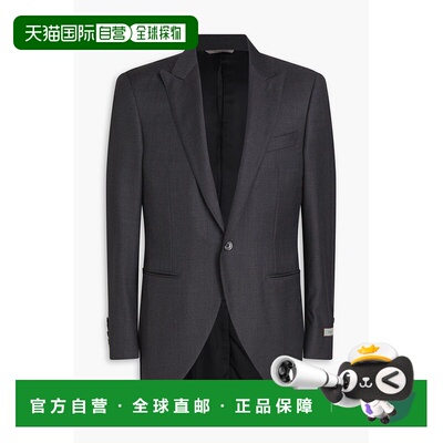 香港直邮Canali 康钠丽 男士 羊毛西装外套 14916X1031612