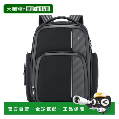 自营欧洲直邮Tumi途明 Arrive男士黑色涤纶拉链开合双肩包