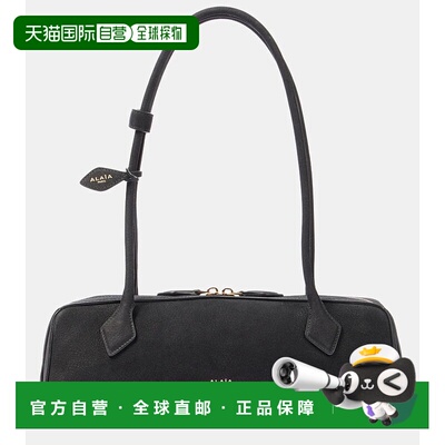 1h可退 香港直邮Alaia 女士 Le Teckel 中号绒面革肩包斜挎包女包
