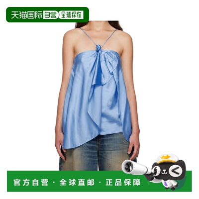 1h可退 香港直邮ACNE STUDIOS 女士背心吊带 AC0745AQG AW2025 蓝