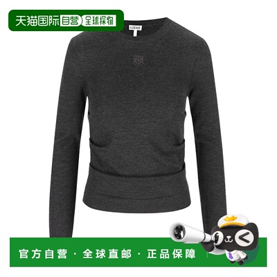 香港直邮Loewe 徽标长袖针织套衫 S540Y14KFF罗意【付后1h可退】