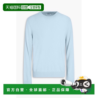 香港直邮Sandro 男士 羊绒毛衣 SHPTR00326BABYBLUE