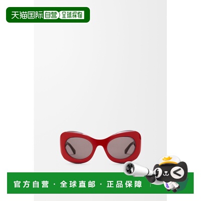 自营欧洲直邮Loewe罗意威 Sierra Butterfly女士红色醋酸纤维太阳