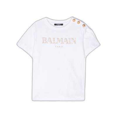 香港直邮Balmain 短袖T恤 BV8B71Z0082 【付后1h可退】