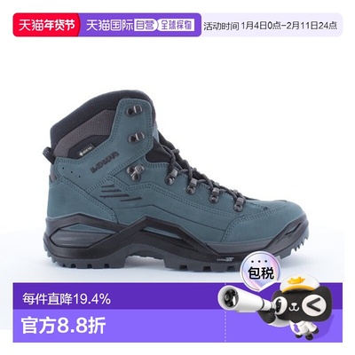 自营欧洲直邮LOWA RENEGADE EVO GTX MID男士烟绿色防水科技面料