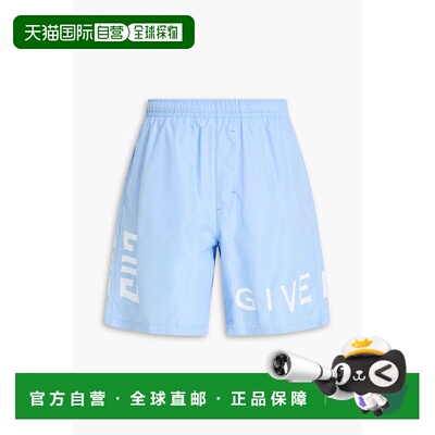 1h可退 香港直邮Givenchy 纪梵希 男士 徽标印花泳裤 BMA00N14534