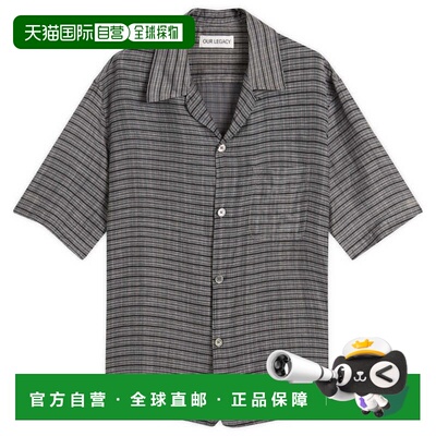 1h可退 香港直邮Our Legacy 男士 Heusen 短袖衬衫 M2252HP