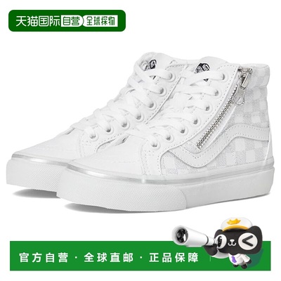 1h可退 香港直邮Vans 范斯 女童 Sk8-Hi Reissue 侧边拉链运动休(