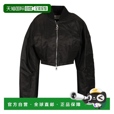 1h可退 香港直邮Sportmax 斯宝麦斯 女士 防水斜纹布短夹克 25220