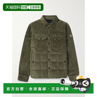 香港直邮moncler 盟可睐 男士 衬垫衬衫夹克 1G0000154AL0男装