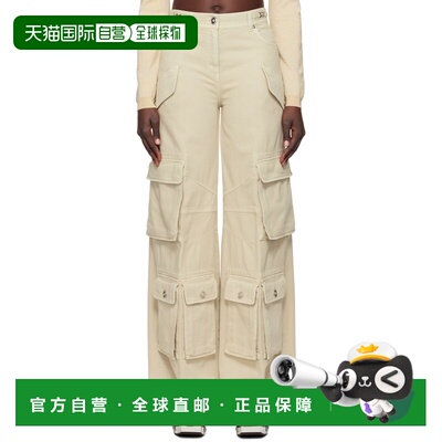 1h可退 香港直邮versace 范思哲 女士 驼色 Medusa 工装裤 101690