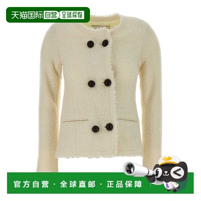 Isabel Marant 双排扣长袖夹克 VE0751FAD3E05I外【付后1h可退】