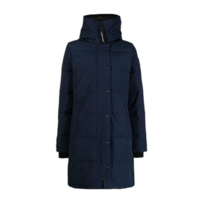 1h可退 【99新未使用】Canada Goose 徽标长袖羽绒服 3802W