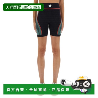 1h可退 香港直邮Casablanca 女士 无缝运动短裤 WPF25ACT03101BLA