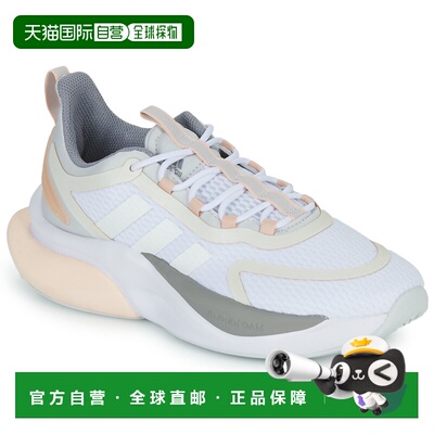 欧洲直邮adidas 女鞋 低帮板鞋 白色 冬天 AlphaBounce +运动鞋