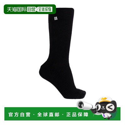 香港直邮DSQUARED2 男士袜子 DFV143380001 SS2026 黑色 徽标袜子