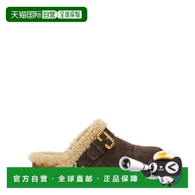 1h可退 欧洲直邮CHLOÉ 女士芭蕾乐福鞋 25W12ZTZ28E AW2025 棕色