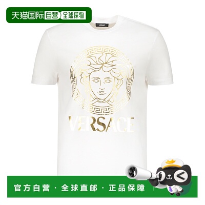 香港直邮Versace 短袖T恤 10118611A14053范思哲男装