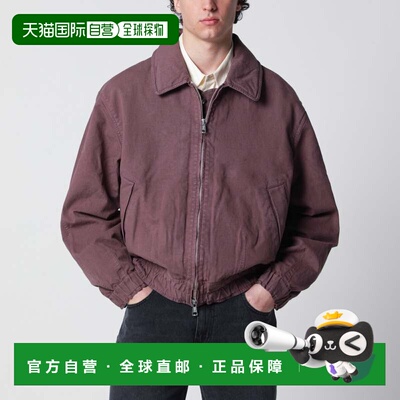 1h可退 香港直邮Our Legacy 男士 Command 粉色棉质亚麻混纺夹克