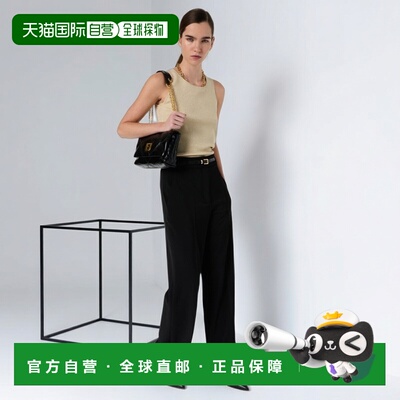 自营欧洲直邮GERARD DAREL LUANA女士芥末色粘胶纤维亮丝背心上衣