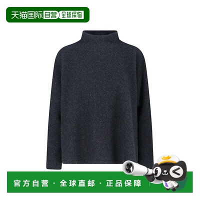 香港直邮Armani 阿玛尼 女士 木炭色羊绒毛衣 GW002088AF19691