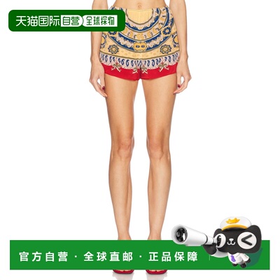 香港直邮Bode 女士 Bricolage 短裤 WRS25BT013 colorful花色 舒