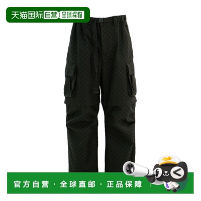 香港直邮Gucci GG 图案工装裤 休闲裤810771ZAR4V