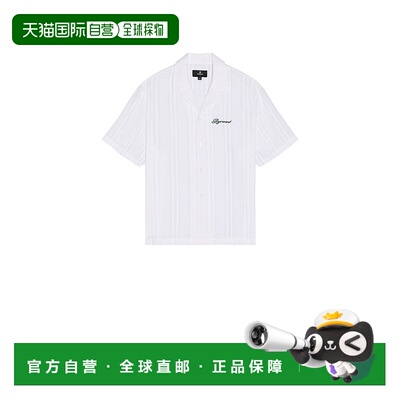 1h可退 香港直邮Represent 男士 刺绣保龄球衬衫 MLM2967