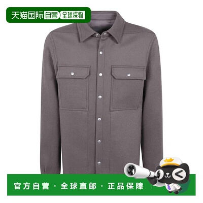香港直邮RICK OWENS 男士夹克 AW2026 RU02F4729WMT34灰色 长袖