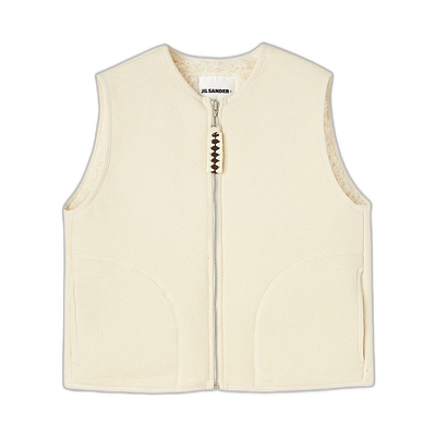 香港直邮Jil Sander 拉链圆领马甲 J40FB0112J20088