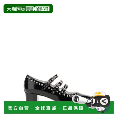 香港直邮Carel 女士 Camden 黑色皮质浅口鞋 CAMDEN33206288女鞋