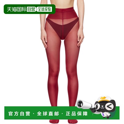 香港直邮Wolford 女士 红色 Neon 40 连裤袜 14978
