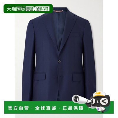 Canali 康钠丽 男士 Kei Wool-Basketweave 西装外套 CR0