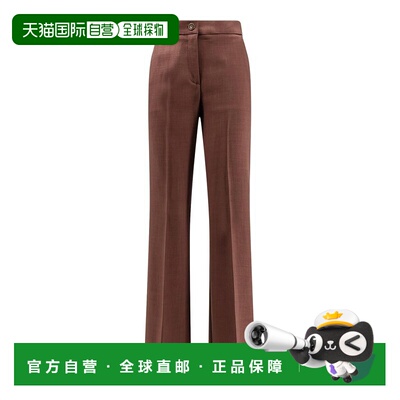 香港直邮PINKO 女士休闲裤 107595A2W6L78BROWN SS2026 棕色