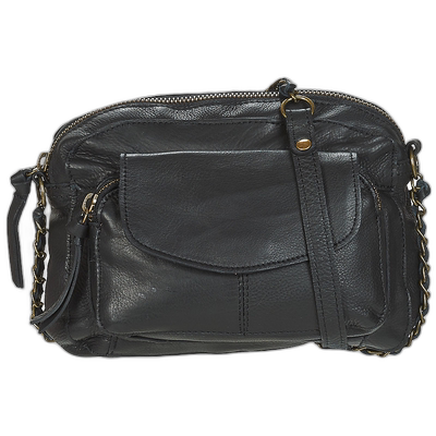 欧洲直邮Pieces 女士 PCNAINA 斜挎包 黑色单肩包手提包枕头包