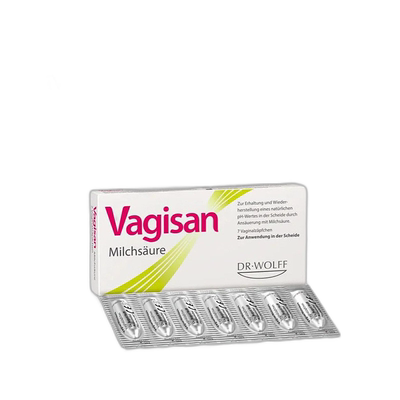欧洲直邮德国大药房Vagisan乳酸菌栓剂7粒私处护理阴道炎抑菌清洁